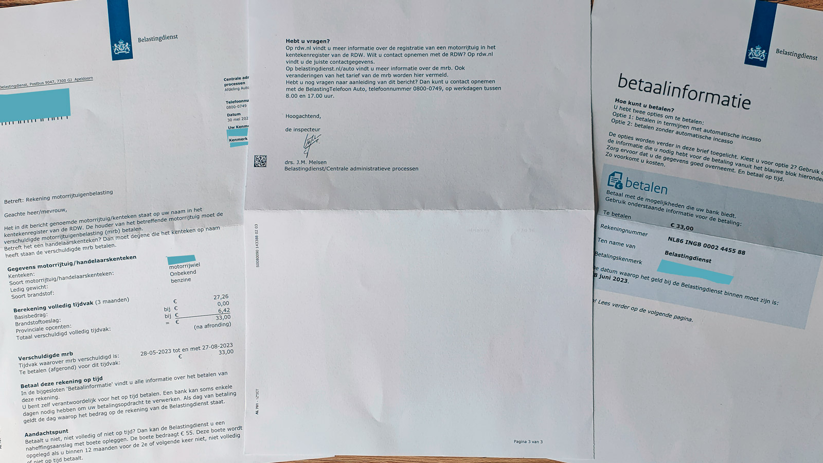 De Belastingdienst schrijft een brief * Retecool